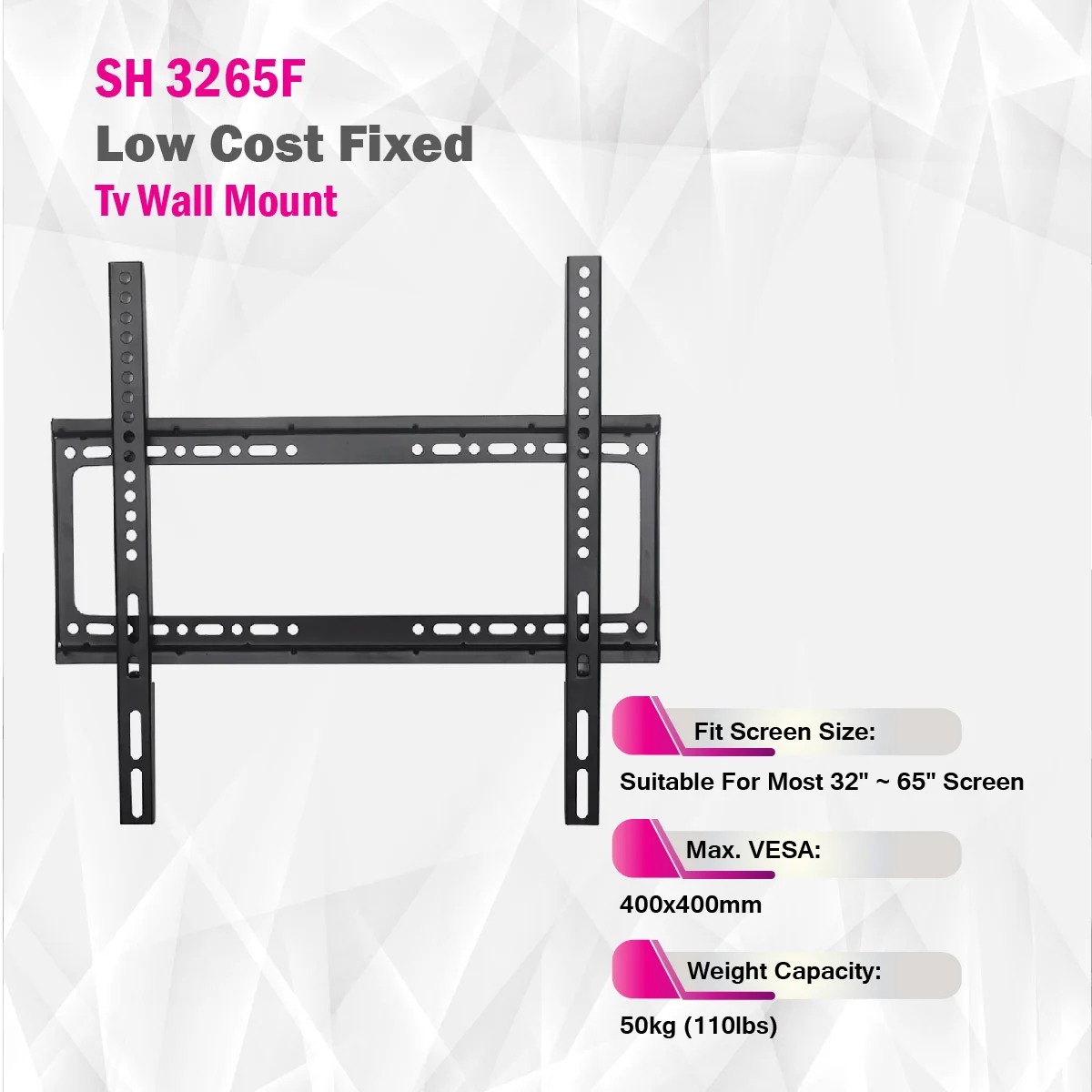 Buy Fixed TV Wall Mounts | Secure & Space-Saving Brackets