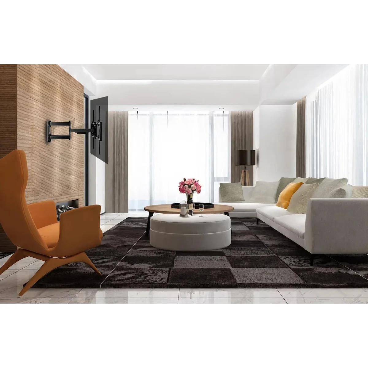 Heavy - Duty Full Motion TV Wall Mount