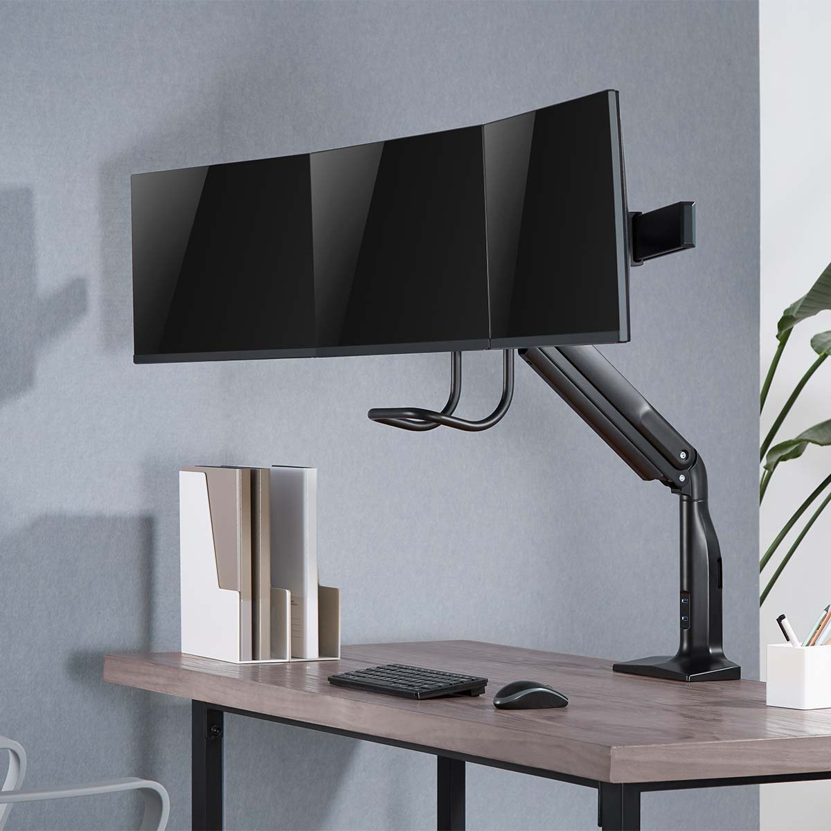 Gas Spring Monitor Arm Ergonomic, Adjustable & Smooth Movement